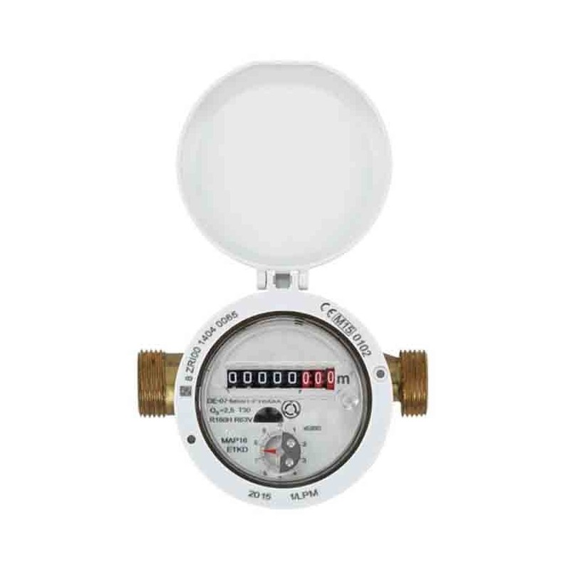 Medidor residencial 20mm R160 jato único água fria