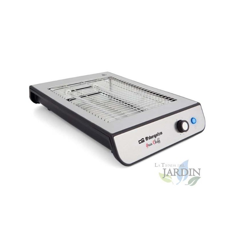 Flat toaster with 6 temperature levels, 600W