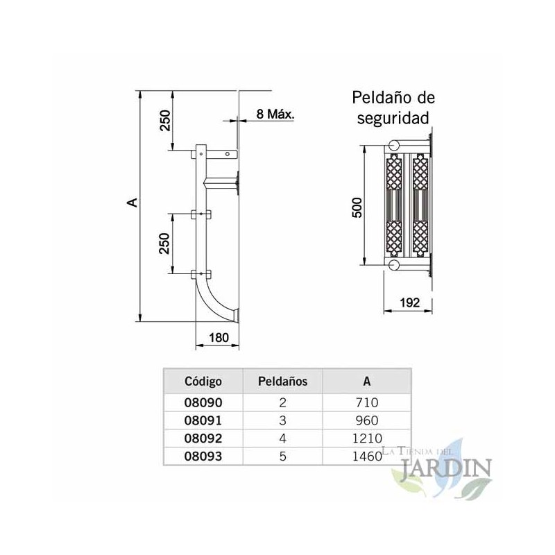 Estufa de terrassa professional 2000W, especial restauració