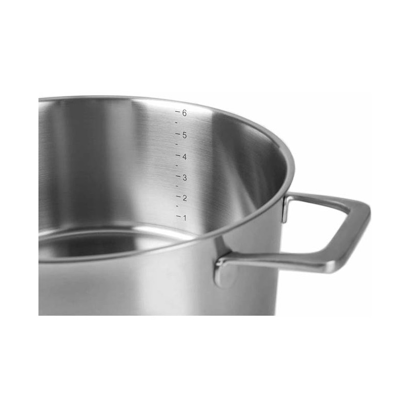 LACOR stainless pot with lid, Capacity 10 Litres, 28 cm.