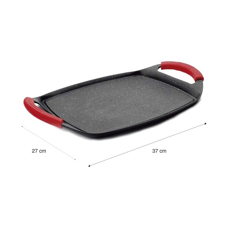 LACOR Grill Plate, Eco Stone Grill [27 x 37 x 2 cm]