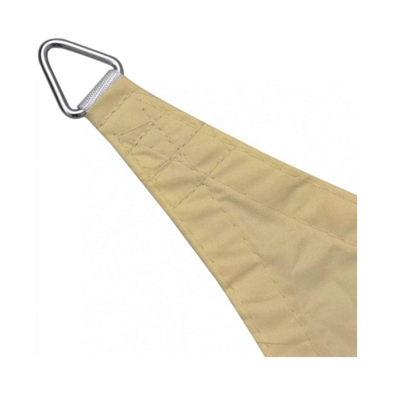 Retangolare sail tent in waterproof polyester 3 x 4 m, sabbia 165 gr/m2 UV garden tent