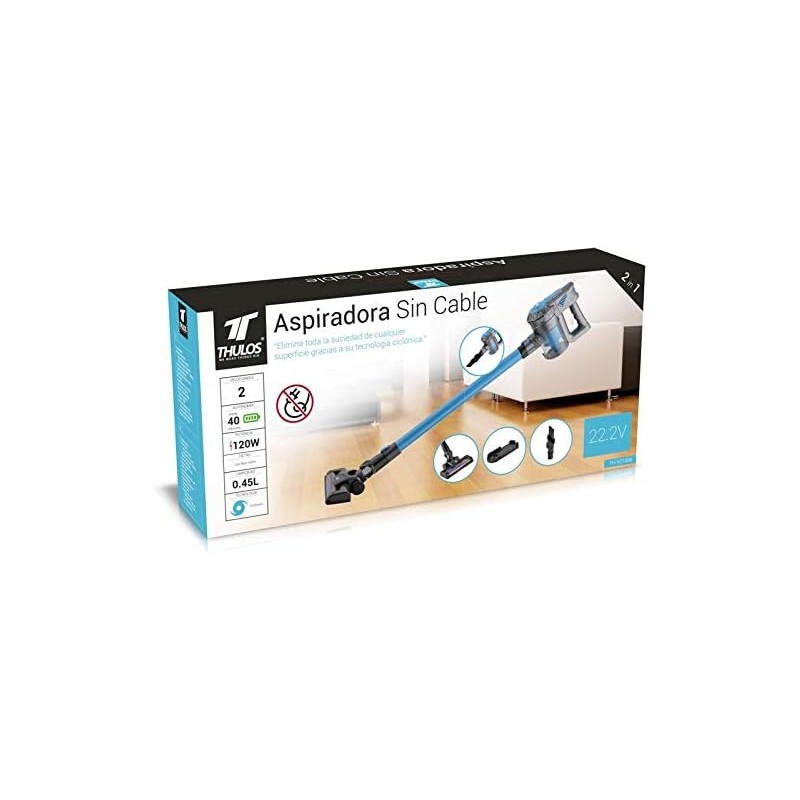 Thulos 2-in-1 Wireless/Cordless Vacuum Cleaner: Upright and Handheld