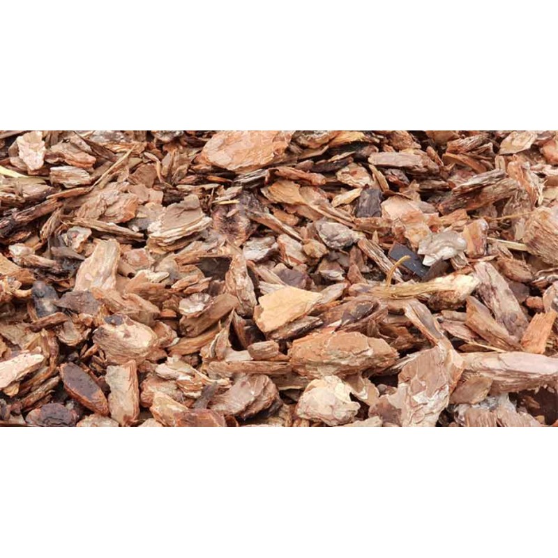 Decorative Pine Bark Substrate 15 Kg-70 L, for plants and peat, 25-45mm