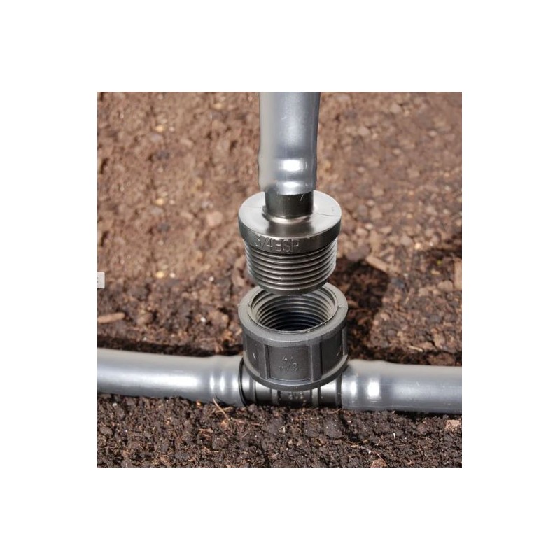 Male thread link 16mm x 3/4'' drip irrigation