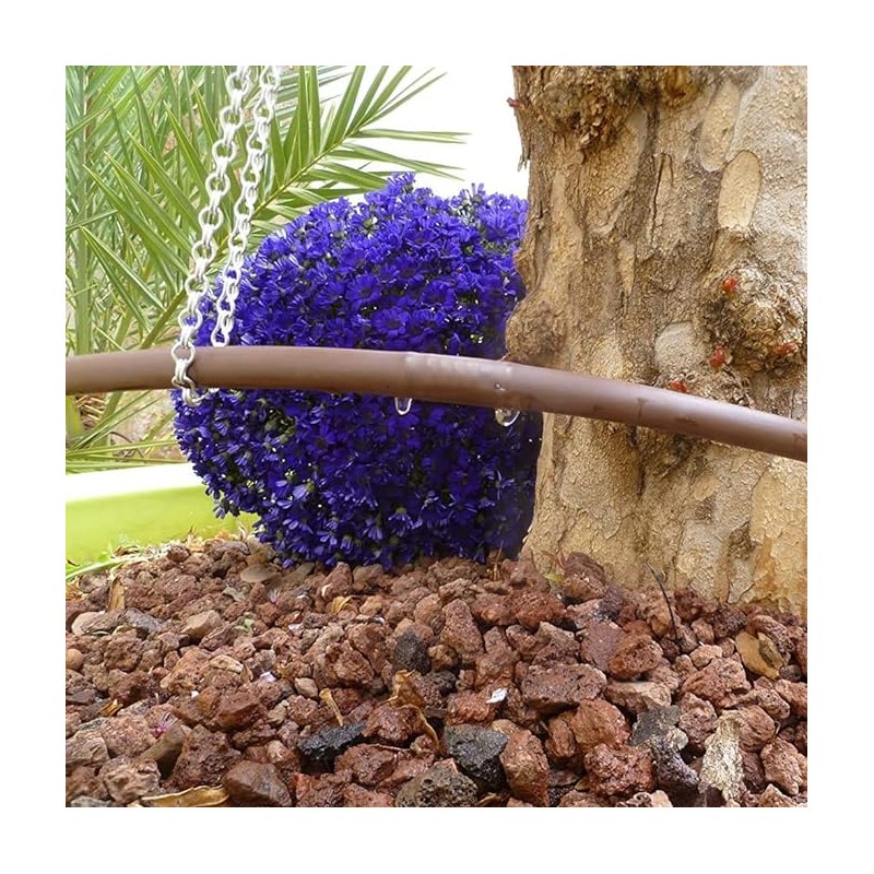 Drip irrigation pipe 16mm 33cm brown, 25 meters