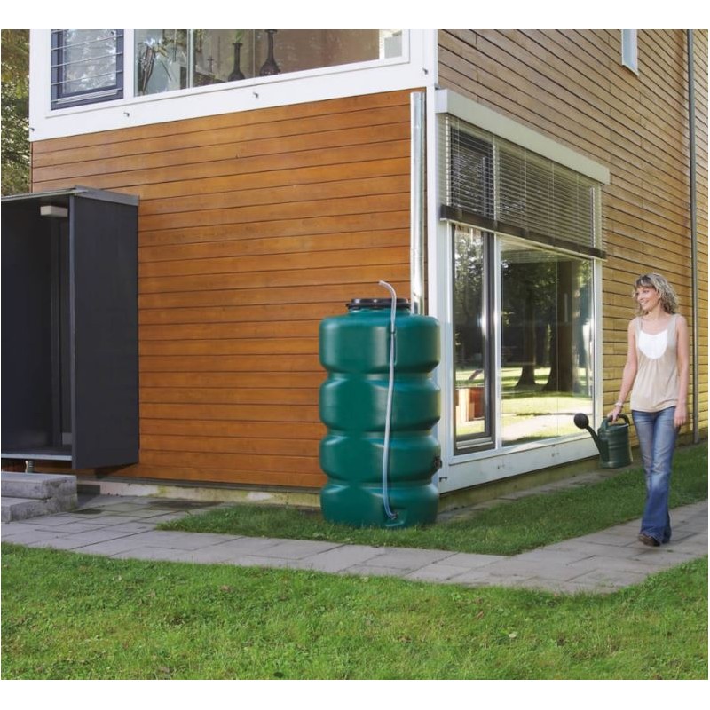 Rainwater tank 750 L Graf, Rainwater recovery 500 liters, 72x88x161 cm ...