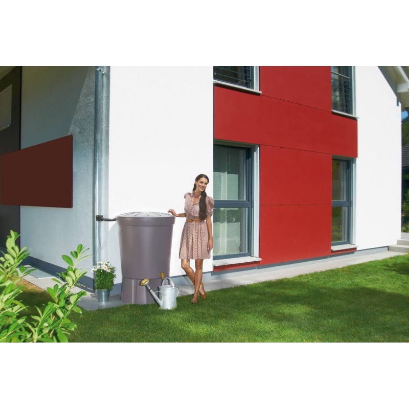 Graf 300 L polypropylene water tank with base 53 x 33 cm, gray