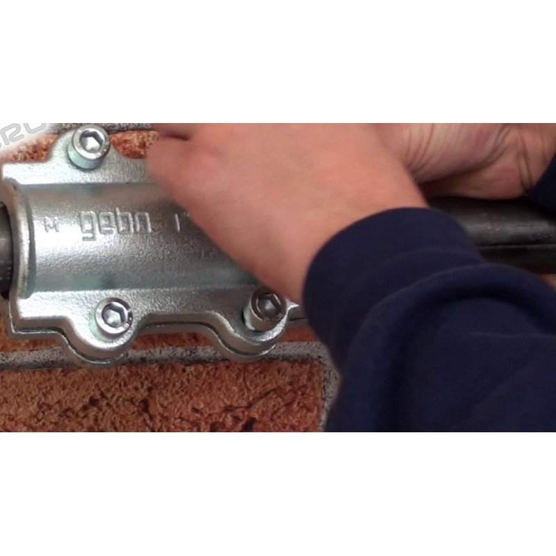 Malleabile clamp 1'' Riparazione BSP per Tubi in Acciaio di perdite Fix ...