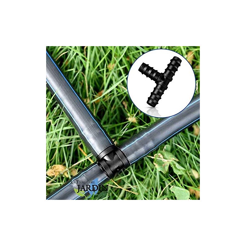 TUBO nero liscio 16MM, 4 Bar 100 METRI + accessori gocciolatoio