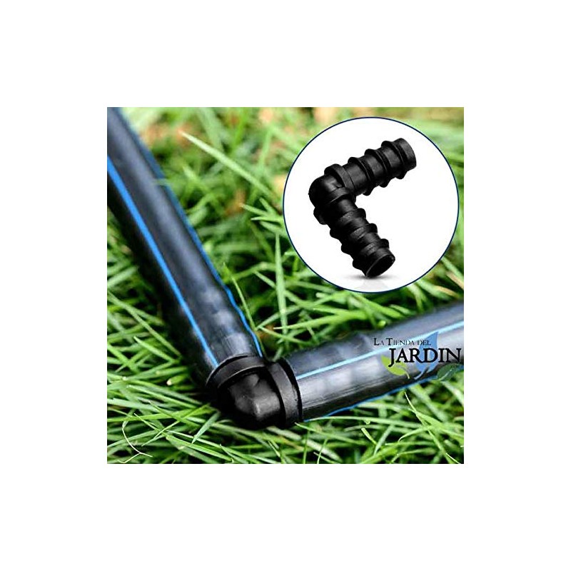 TUBO nero liscio 16MM, 4 Bar 100 METRI + accessori gocciolatoio