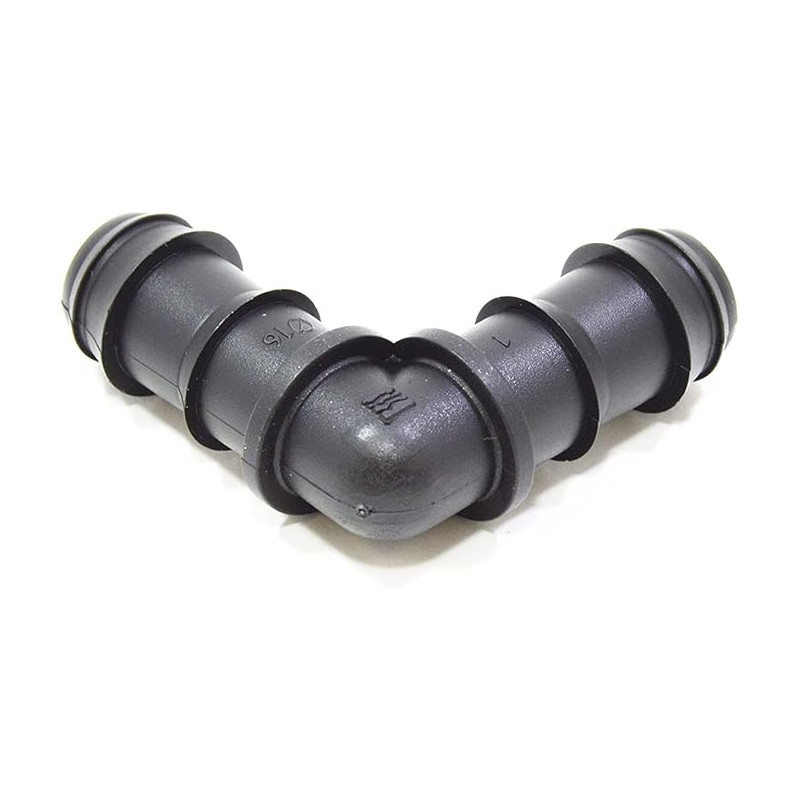 Pack 10 x Elbow drip irrigation 16mm black