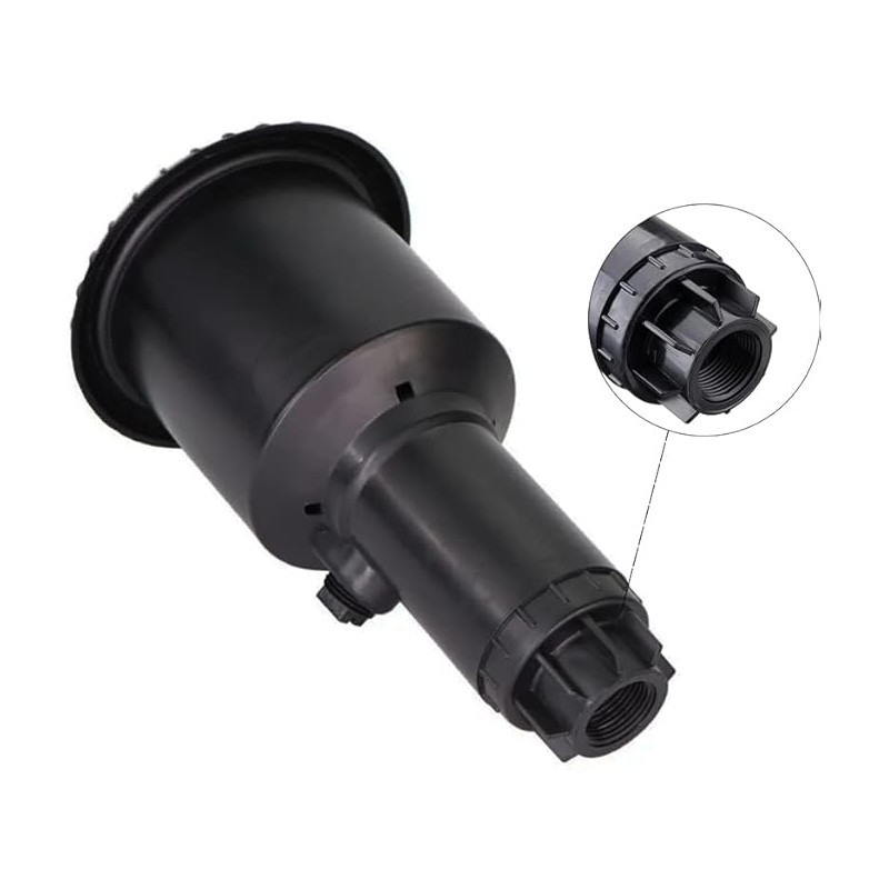 Suinga 1/2" pop-up impact sprinkler, 8 to 12m. Pressure 1.5 and 4.5 bar