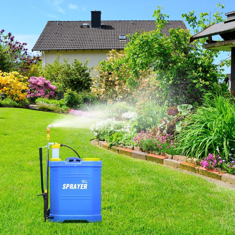 Pressure SPRAYER with level indicator 16L BACKPACK spray, sulfate ...
