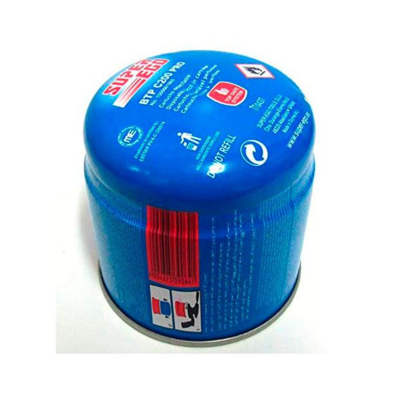 Butane and propane gas cartridge