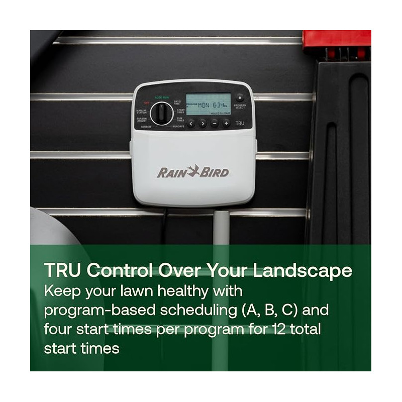 Rain Bird WPX1 irrigation controller + 100DV 9V 1" solenoid valve