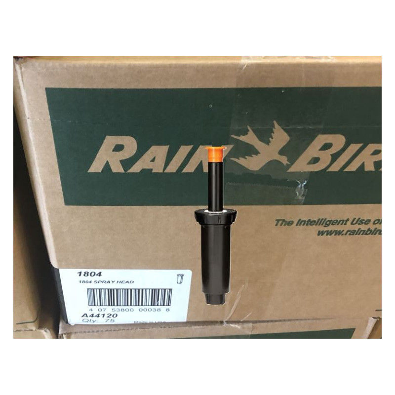 5 Rain Bird 1802 sprinklers, stem height 5 cm