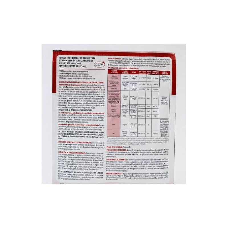 WG Masso Sulfur Fungicide against Powdery Mildew and Red Spider Mite 100g