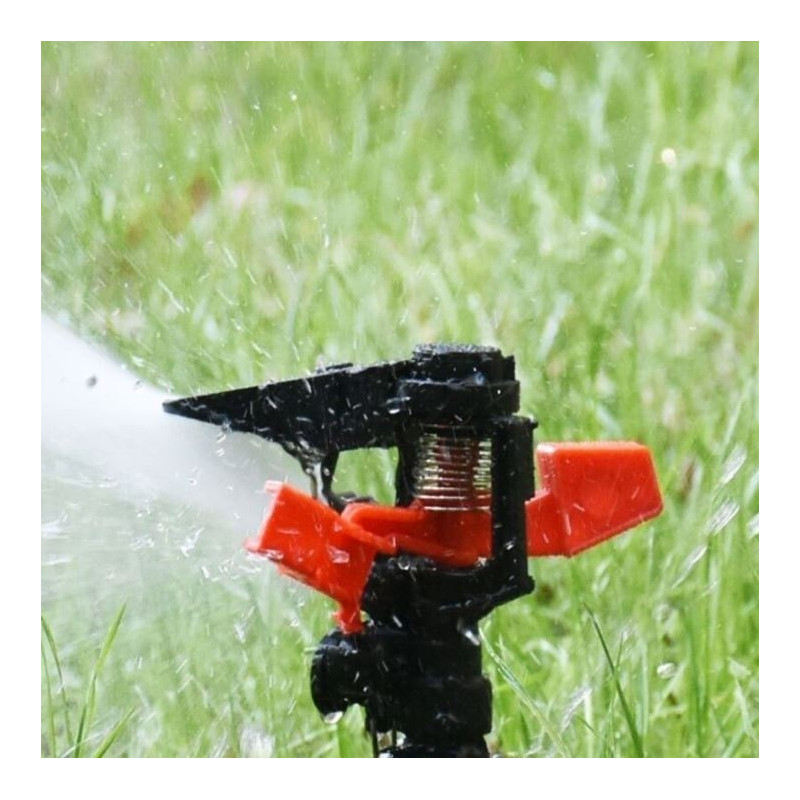 Sectorial agricultural sprinkler adjustable irrigation 1/2", 8 to 13 ...