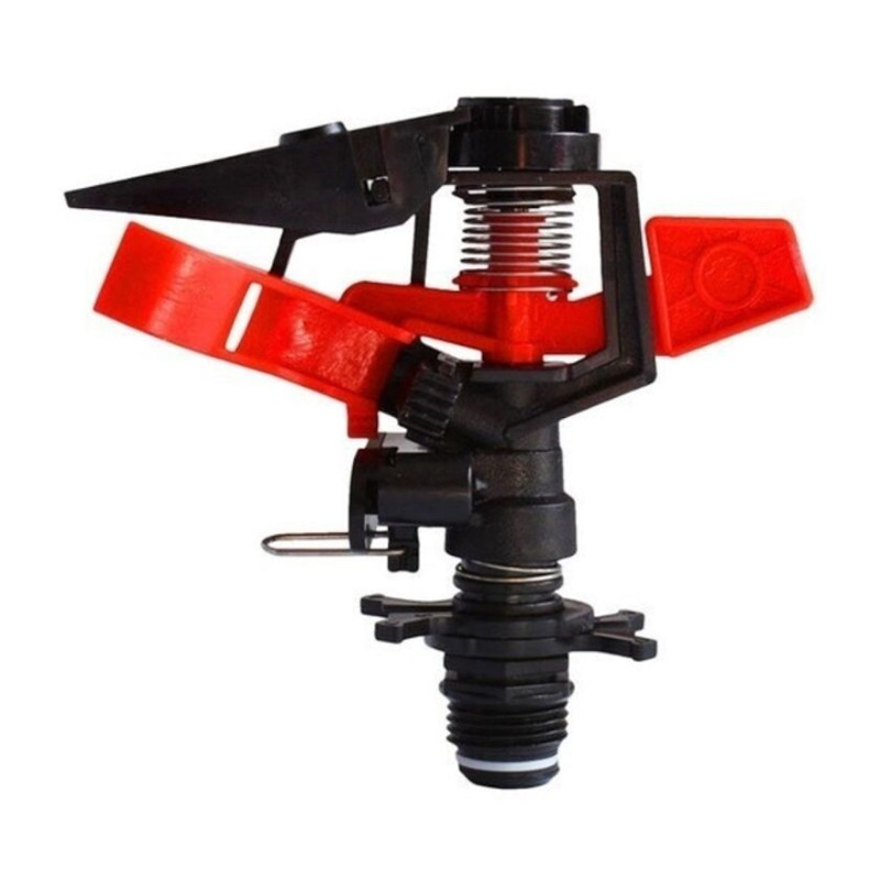 Sectorial agricultural sprinkler adjustable irrigation 1/2", 8 to 13 m ...