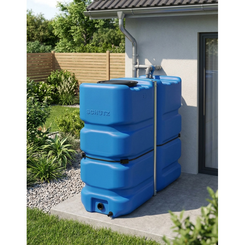 Rectangular polyethylene drinking water tank 3000 liters