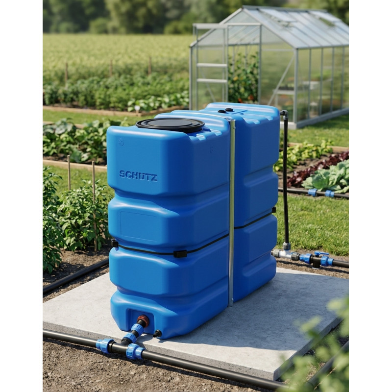 Rectangular polyethylene drinking water tank 3000 liters