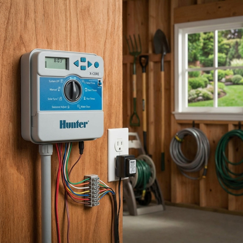 Hunter XCore 2 zone indoor irrigation controller