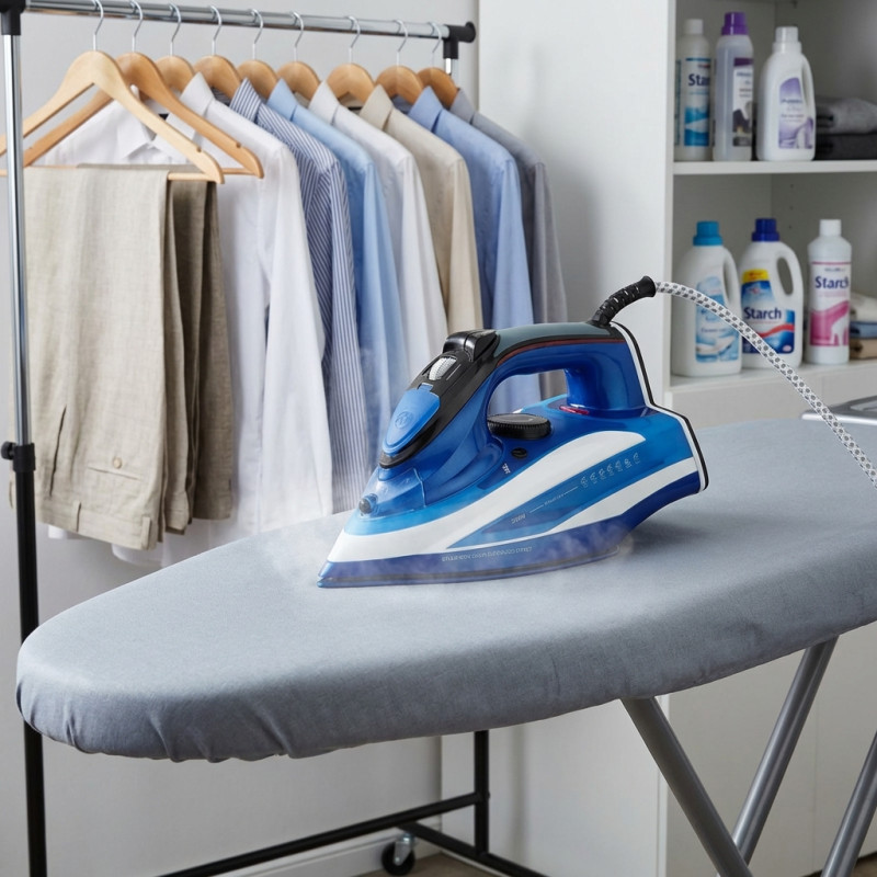 Thulos Professional 3000W Nano Ceramic Soleplate Steam Iron