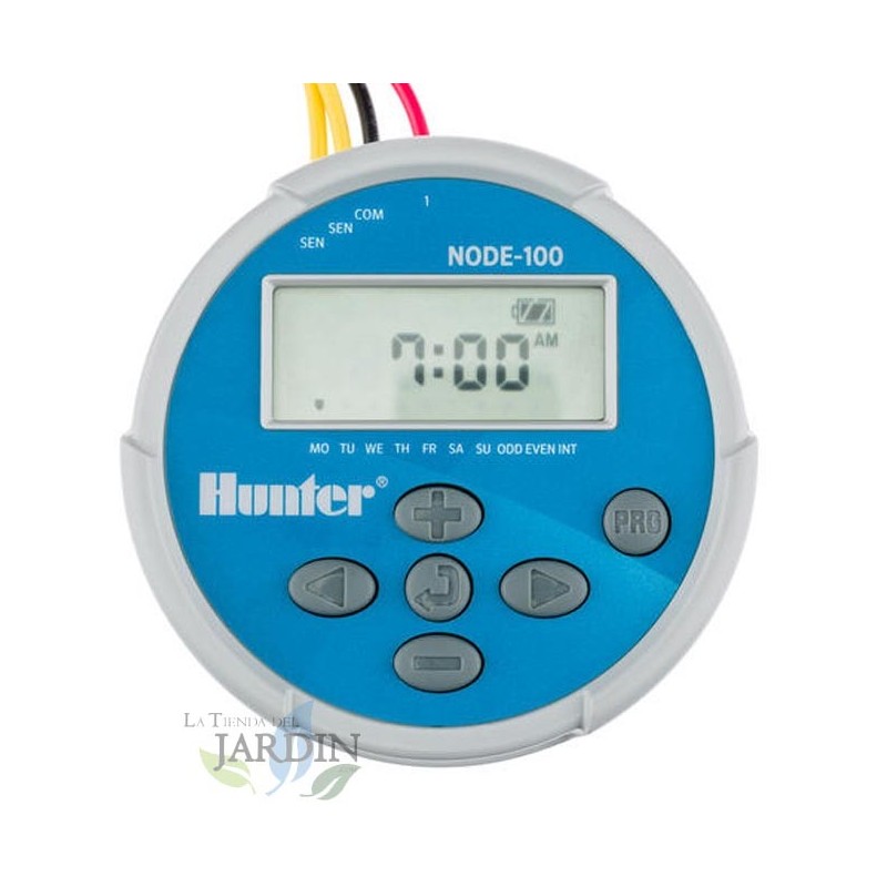 Programmateur d'irrigation à batterie 9V NODE100 Hunter + Solenoid Hunter 9V