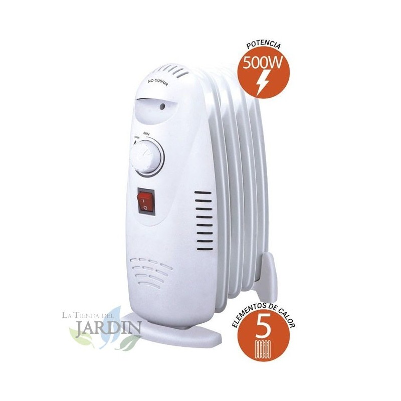 Oil cooler 500W 5 heating elements