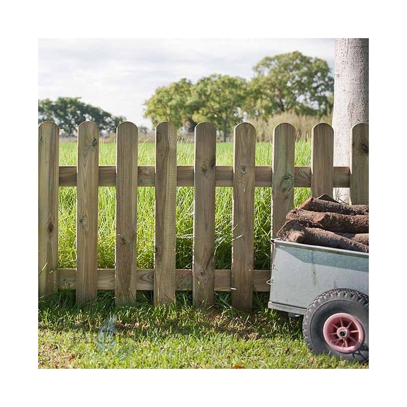 Classic enclosure in wood 80 x 180 cm, for enclosure in a garden, patched...